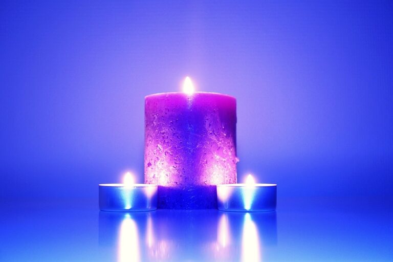 Significados de las velas de color azul, velas azules para rituales